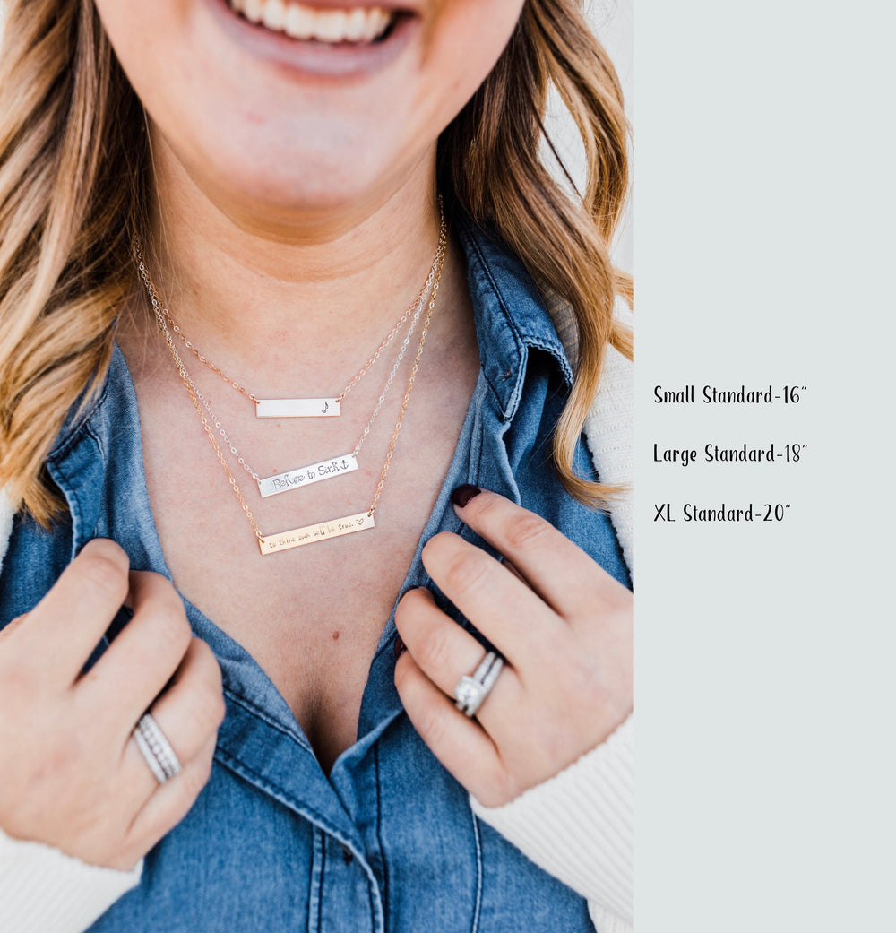 Sizing Guide - Words By Heart